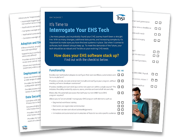EHS Interrogate Your EHS Tech